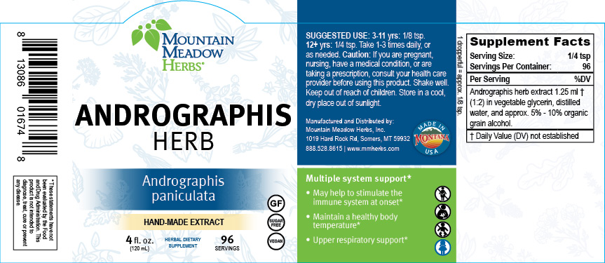 Andrographis Extract (4 oz.) | www.mmherbs.com