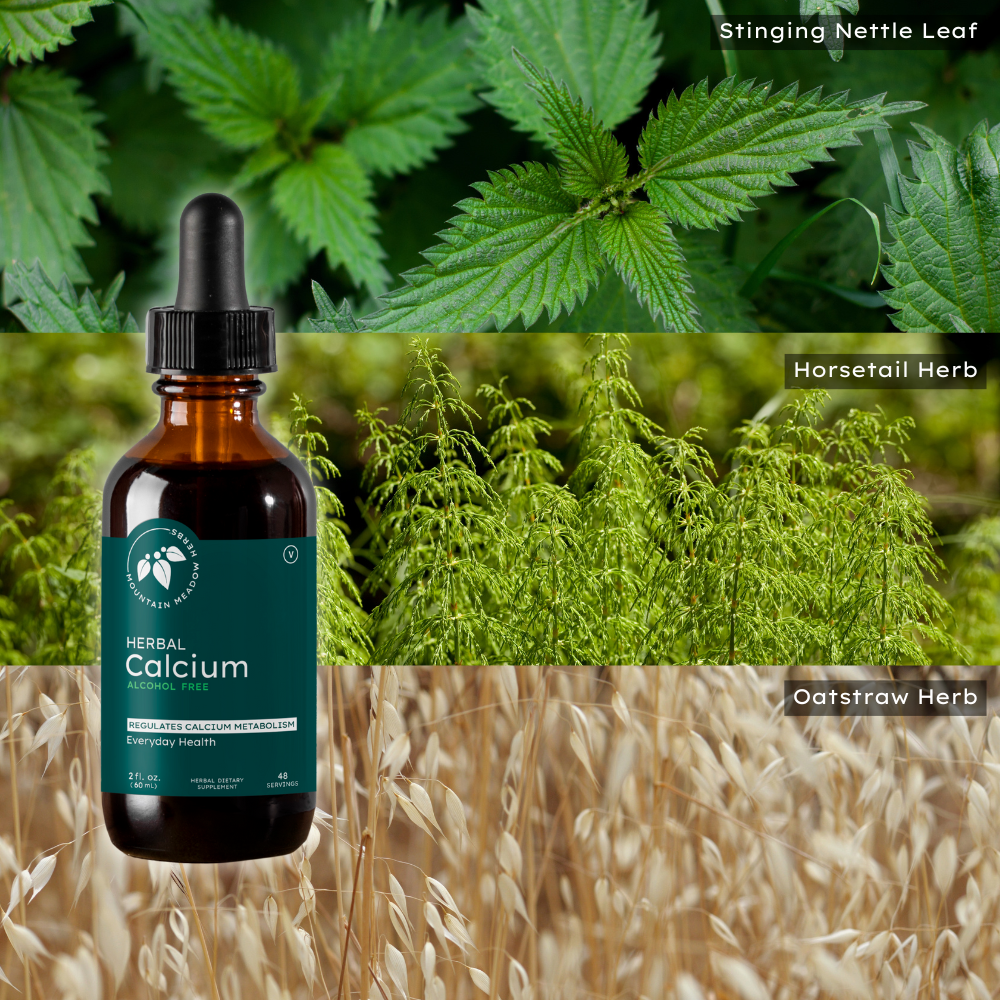 Herbal Calcium 2 oz Liquid Drops | Mountain Meadow Herbs